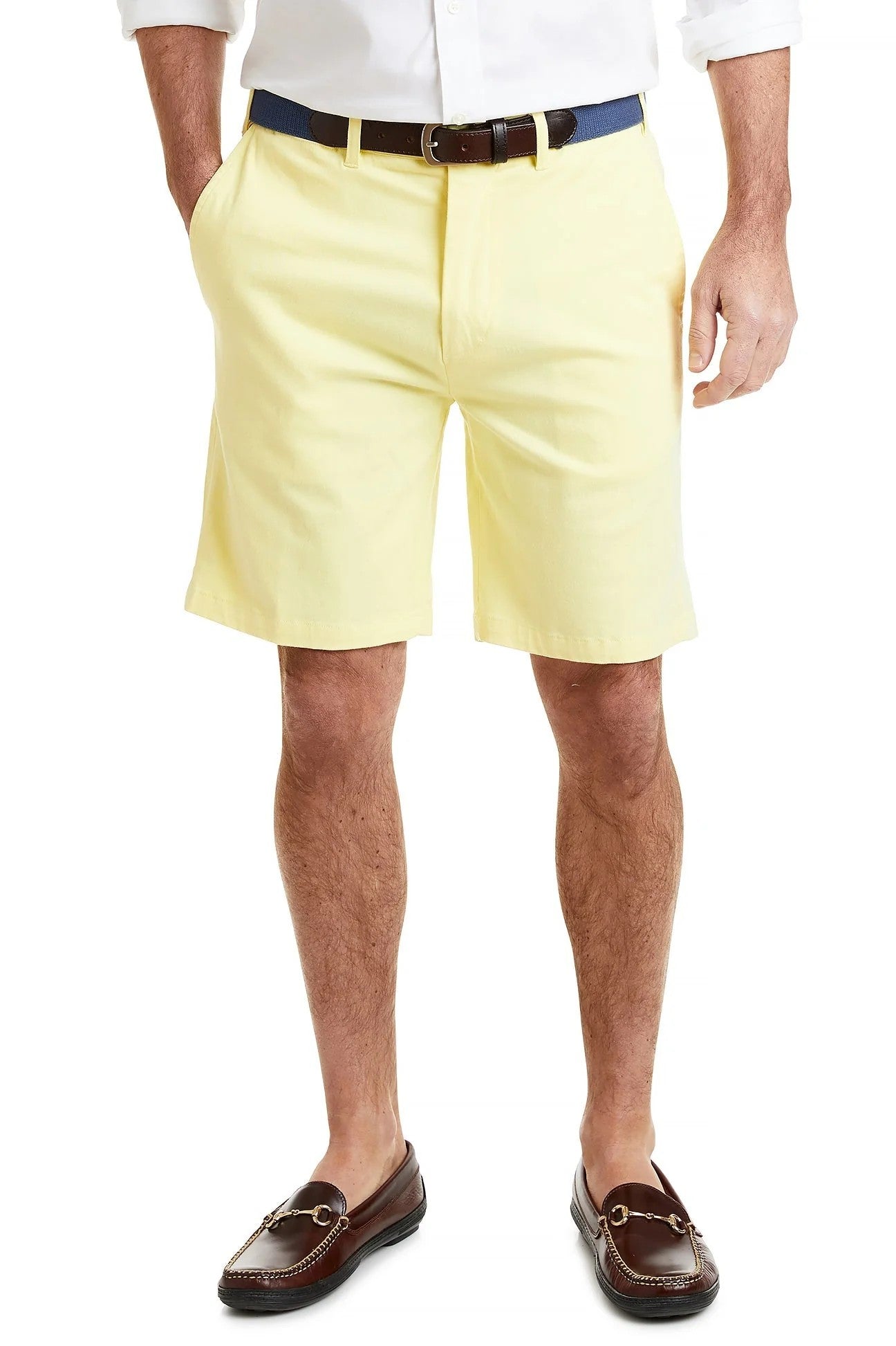 Men's Cisco Solid Stretch Twill SWhorts Neon Yellow – Designs by Lillie